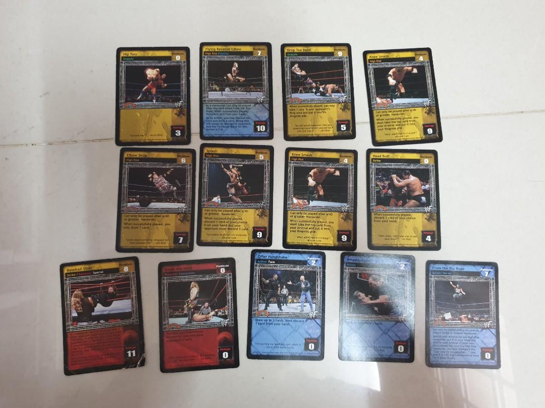 WWE WWF Raw Deal Cards, Hobbies & Toys, Toys & Games on Carousell