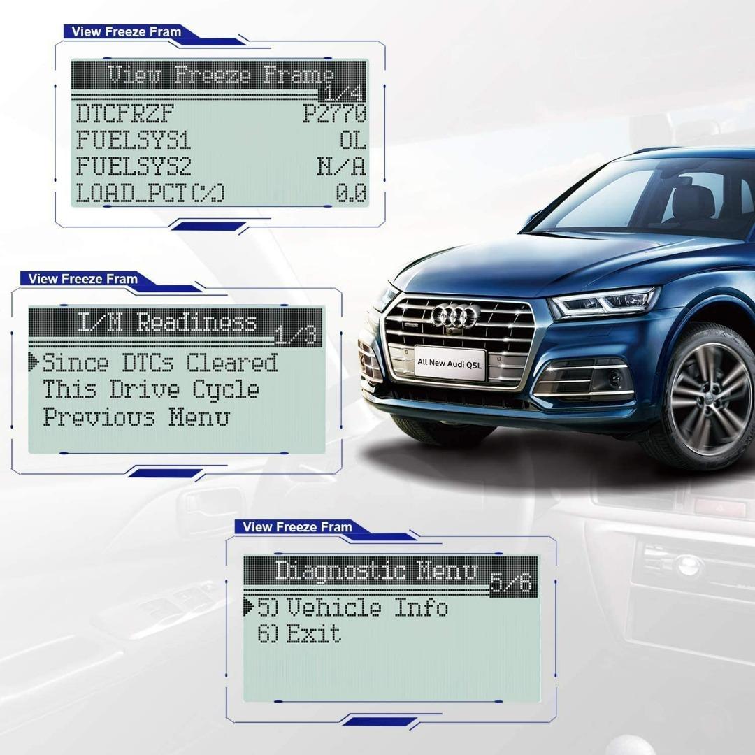 1021) WOHOOH OBD2 Diagnostic Tool, Vcds Reader Car OBD II Carly Adapter ...