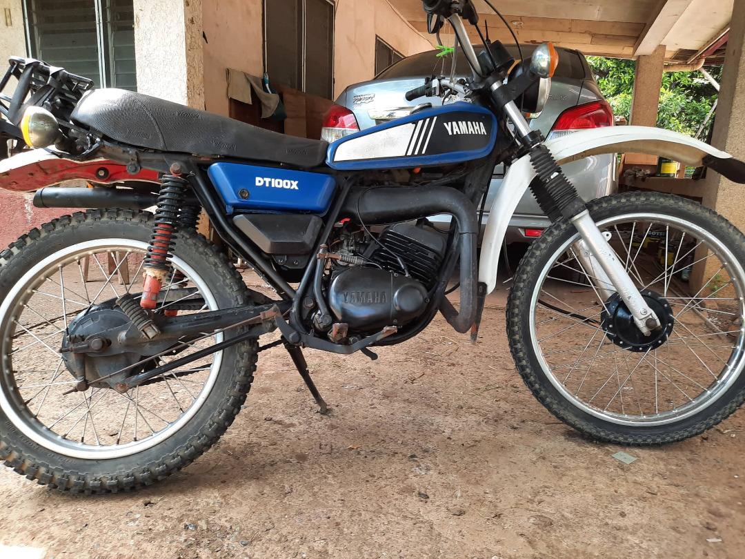 1981 DT100X Yamaha Enduro, Motorbikes, Motorbikes for Sale on Carousell