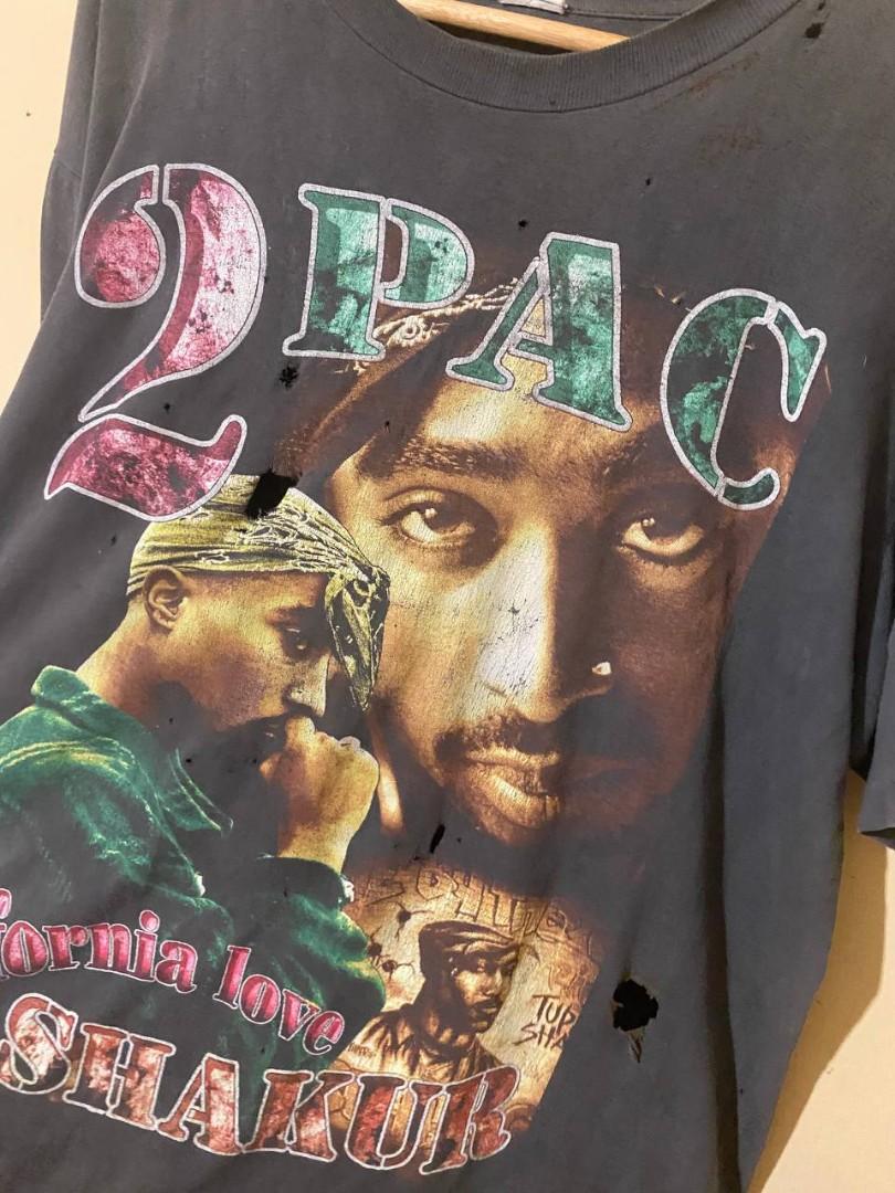 Vintage Tupac 2pac California Love Rap Boot Shirt Perfect Fade, Men's ...