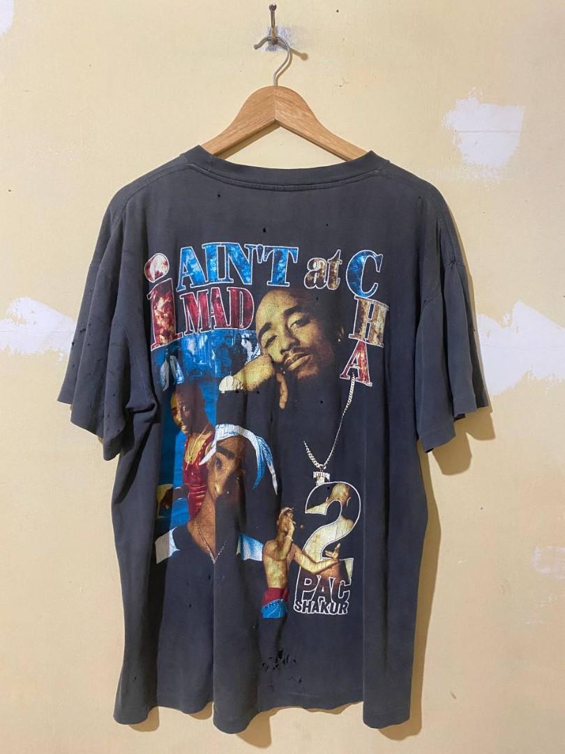 Vintage Tupac 2pac California Love Rap Boot Shirt Perfect Fade, Men's Fashion, Tops & Sets ...