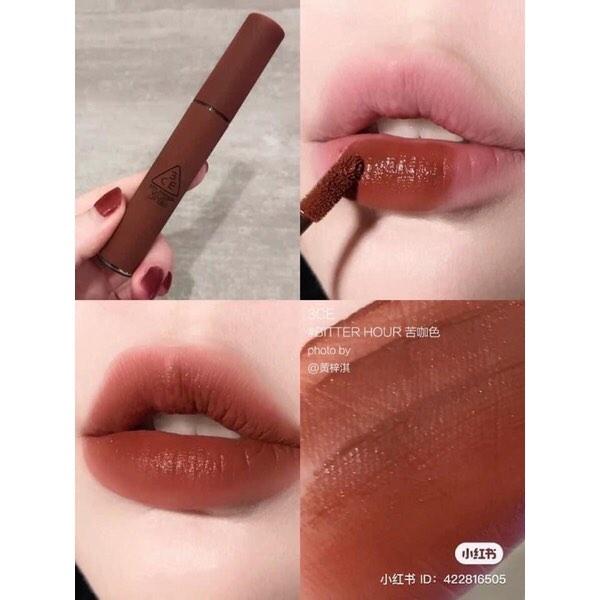 3CE Velvet Lip Tint - Bitter Hour, Beauty & Personal Care, Face, Makeup ...