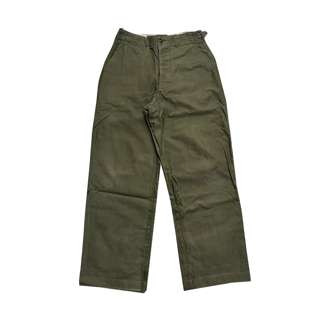 40's US Army WWII M43 Field Pants W29-31", 男裝, 褲＆半截裙, 長褲 - Carousell