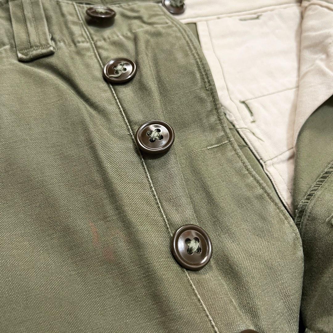 40's US Army WWII M43 Field Pants W29-31", 男裝, 褲＆半截裙, 長褲 - Carousell