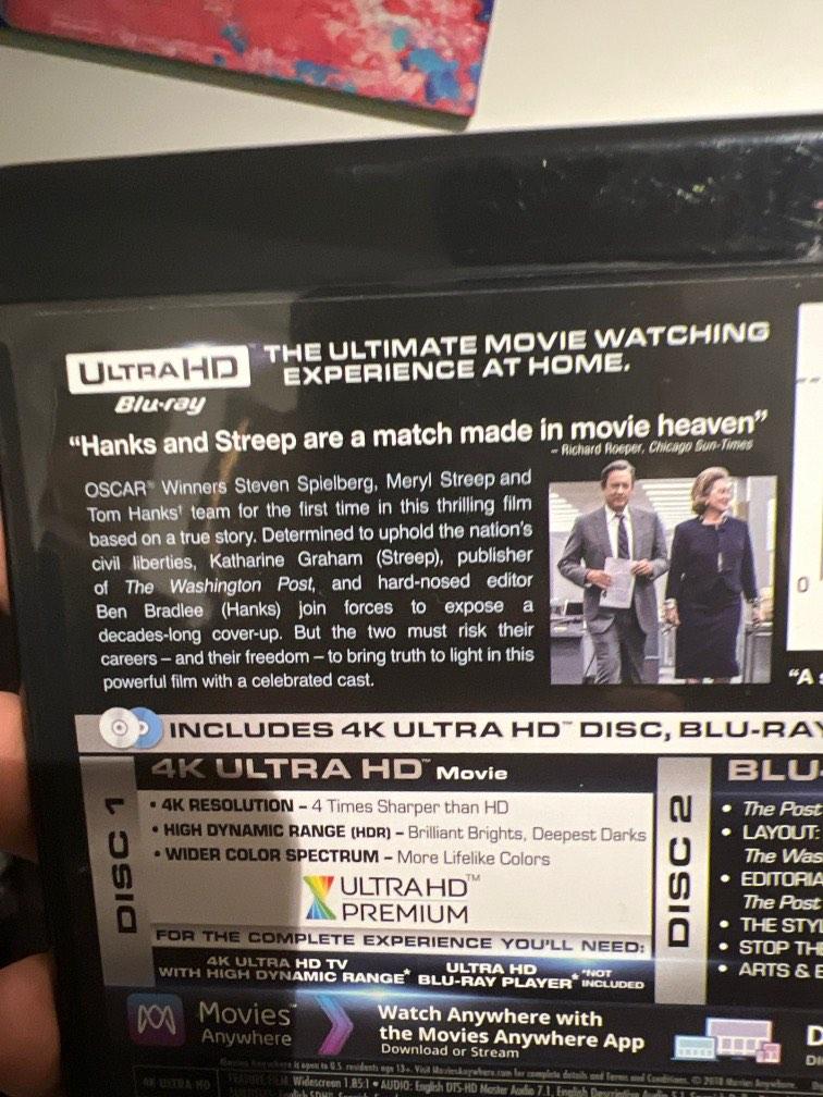 (4K) The Post ( Steven Spielberg ) - 4K UHD Ultra HD Blu-ray ( 4K ...
