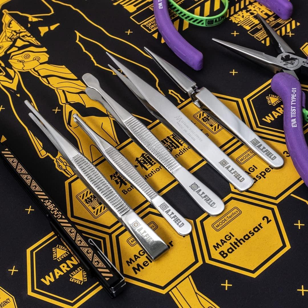 全新 日版 NERV ONLY 90×134×23mm 防鏽鋼 鑷子 工具 Tweezers Set Evangelion EVA 新世紀福音 ...