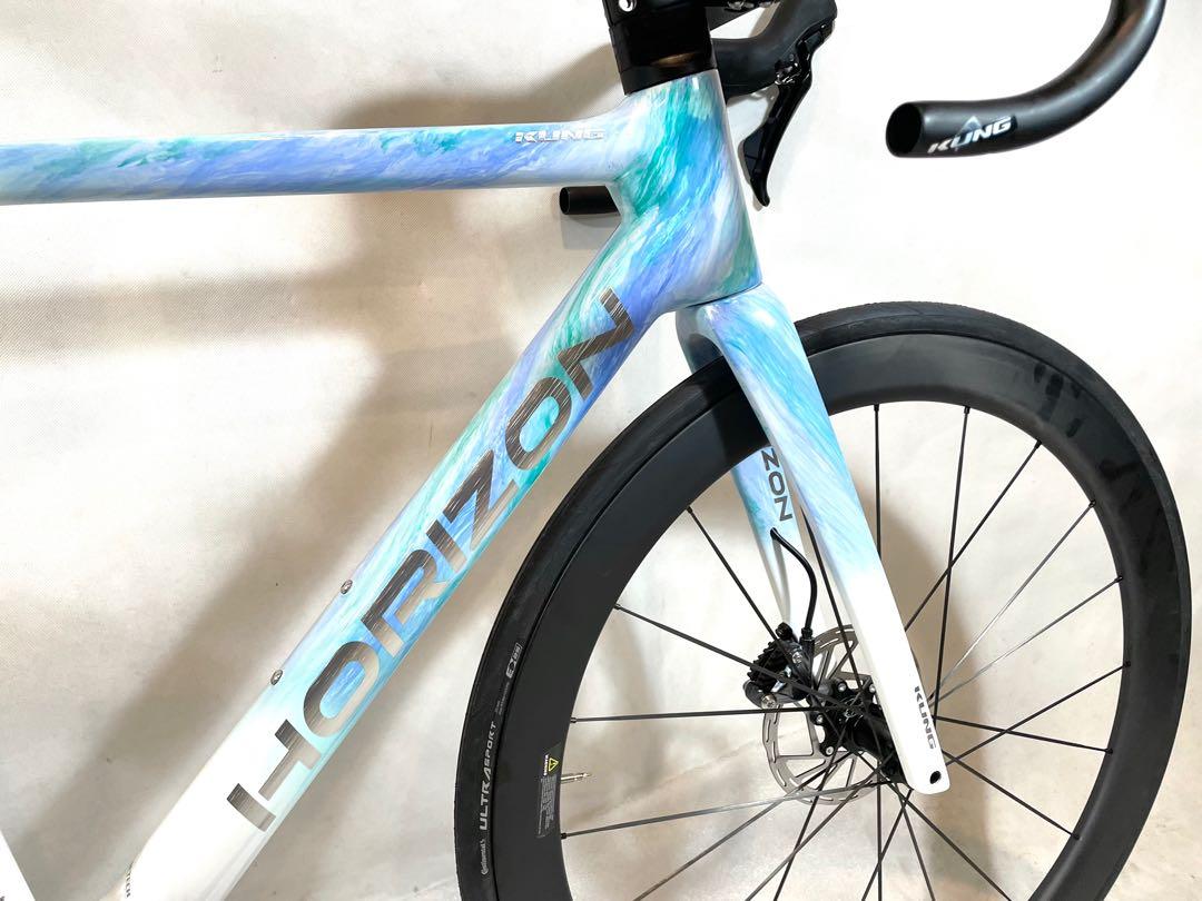 攻隊天際 kung 8020套件 碳條輪組 碟剎公路車 horizon feo disc roadbike, 運動產品, 單車及配件, 單車 ...