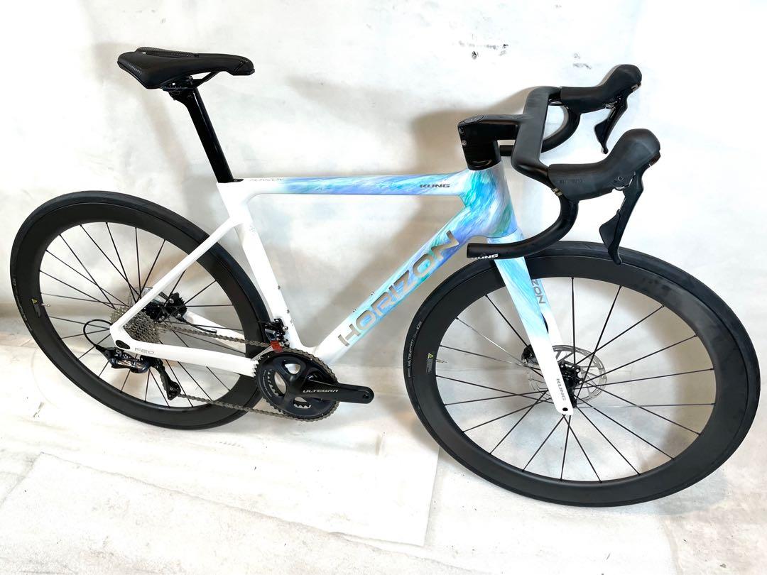 攻隊天際 kung 8020套件 碳條輪組 碟剎公路車 horizon feo disc roadbike, 運動產品, 單車及配件, 單車 ...