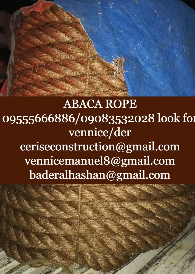 Abaca Rope, Commercial & Industrial, Construction Tools & Equipment on ...