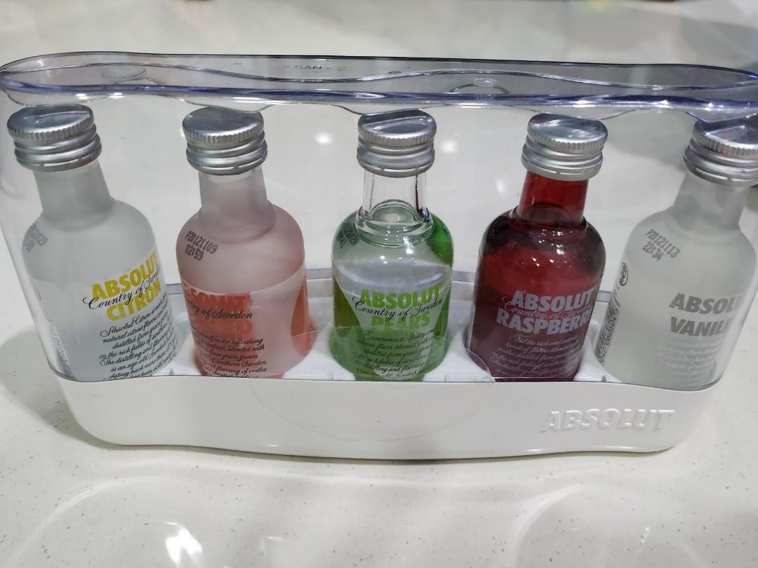 Absolut vodka mini set - collector set, Food & Drinks, Beverages on ...