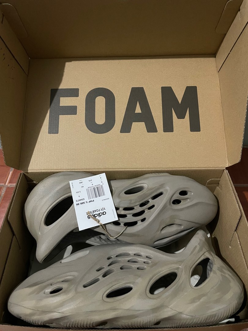 Adidas Yeezy Foam Runner Stone Sage, Men's Fashion, Footwear, Sneakers ...