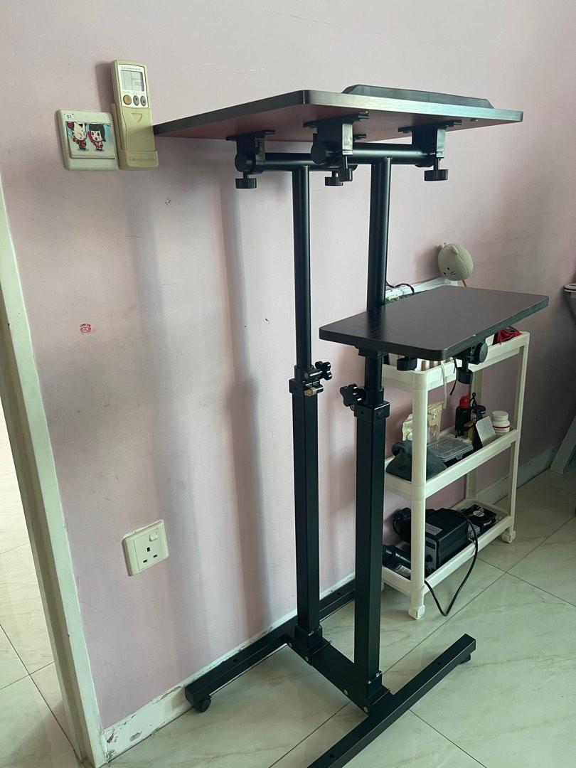 Adjustable Movable Computer Desk Stand laptop desk side table ...