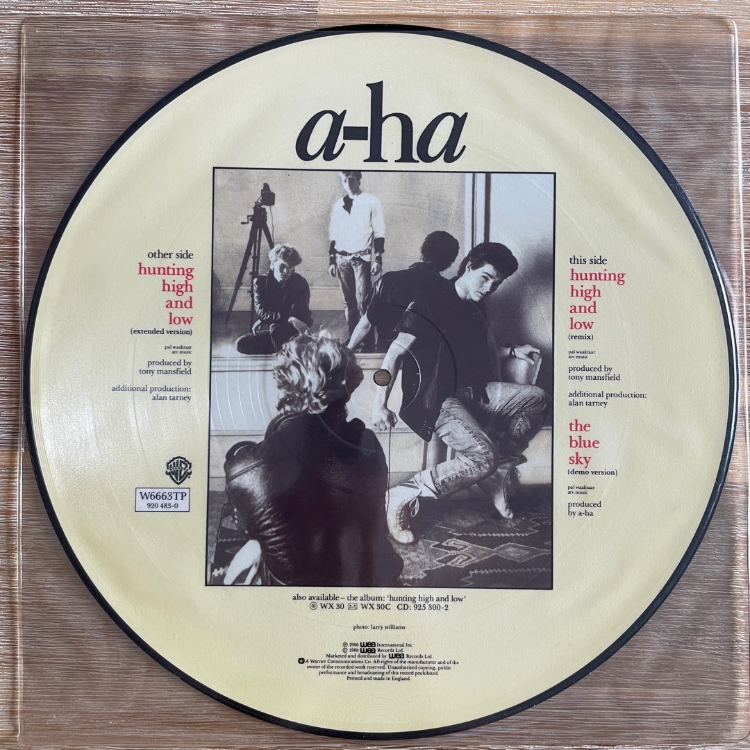 [USED] A-ha 4x12” Vinyl Bundle 80s Synth Pop, Hobbies & Toys, Music ...