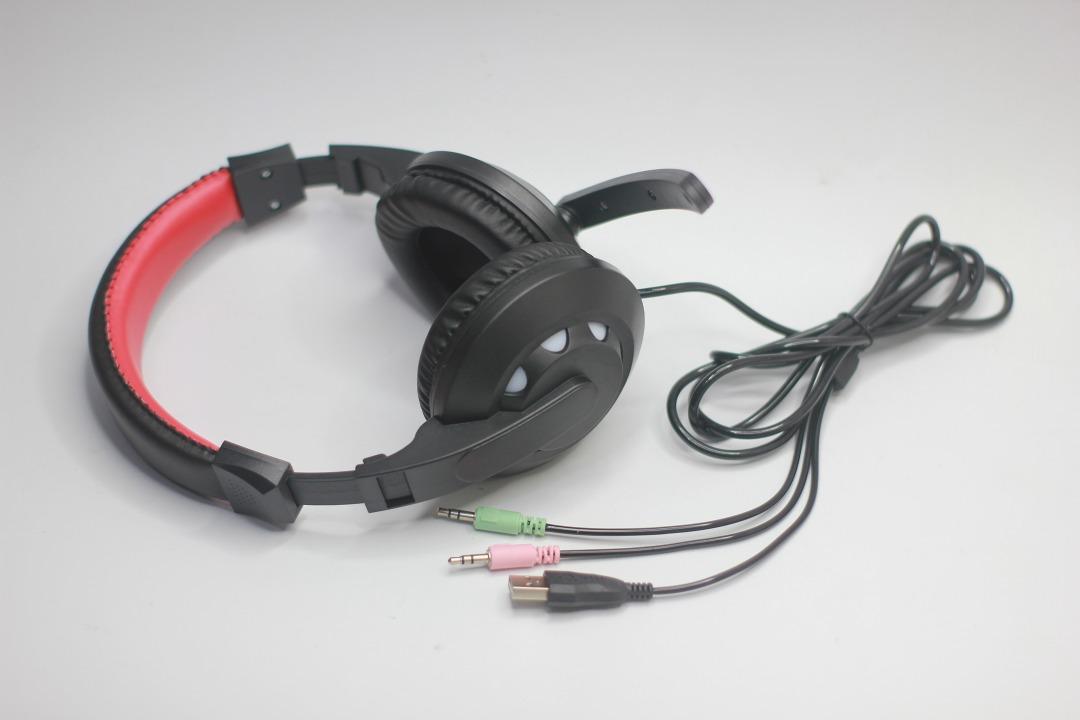ALLAN GAMING HEADSET RGB, A-65 with MICROPHONE and SOFT EAR MUFF, 1.5 ...