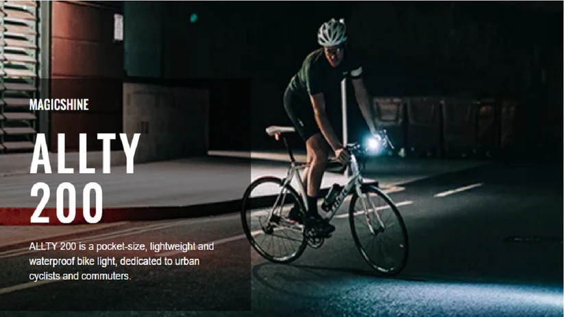 ALLTY 200 Rechargeable USB-C Road Bike Light, Sports Equipment ...