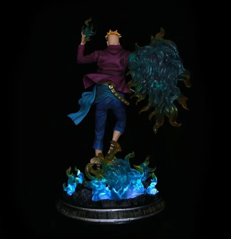 Anime One Piece Marco action figure with light PVC Action Figure Anime ...