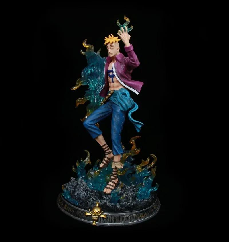 Anime One Piece Marco action figure with light PVC Action Figure Anime ...