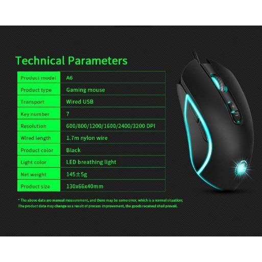 Apedra Gaming Mouse LED Wired Professional For PC, Computers & Tech ...