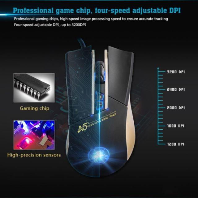 Apedra Gaming Mouse LED Wired Professional For PC, Computers & Tech ...