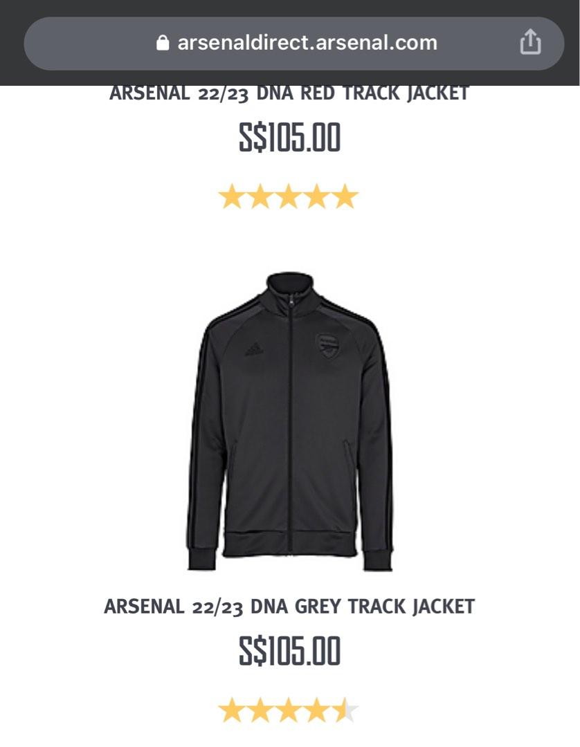 Arsenal 22/23 DNA track jacket, Men's Fashion, Coats, Jackets and ...