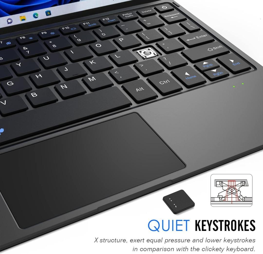 Arteck Microsoft Surface Go Cover Type Cover, Ultra-Slim Portable ...