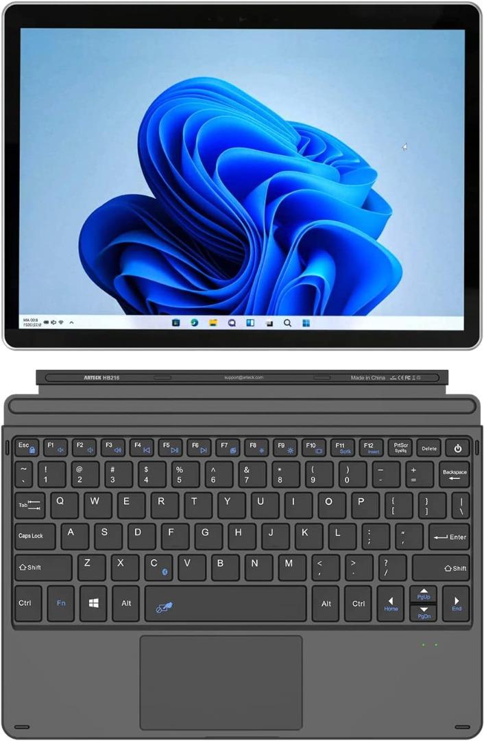 Arteck Microsoft Surface Go Cover Type Cover, Ultra-Slim Portable ...