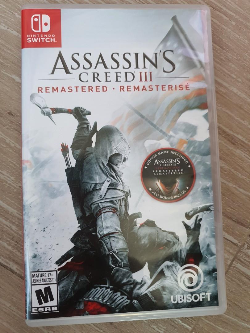 Assassins Creed 3 Nintendo Switch, Video Gaming, Video Games, Nintendo ...