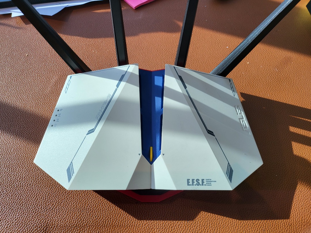 ASUS RT-AX82U GUNDAM Themed (White) AX5400 Dual Band WiFi 6 Gaming ...