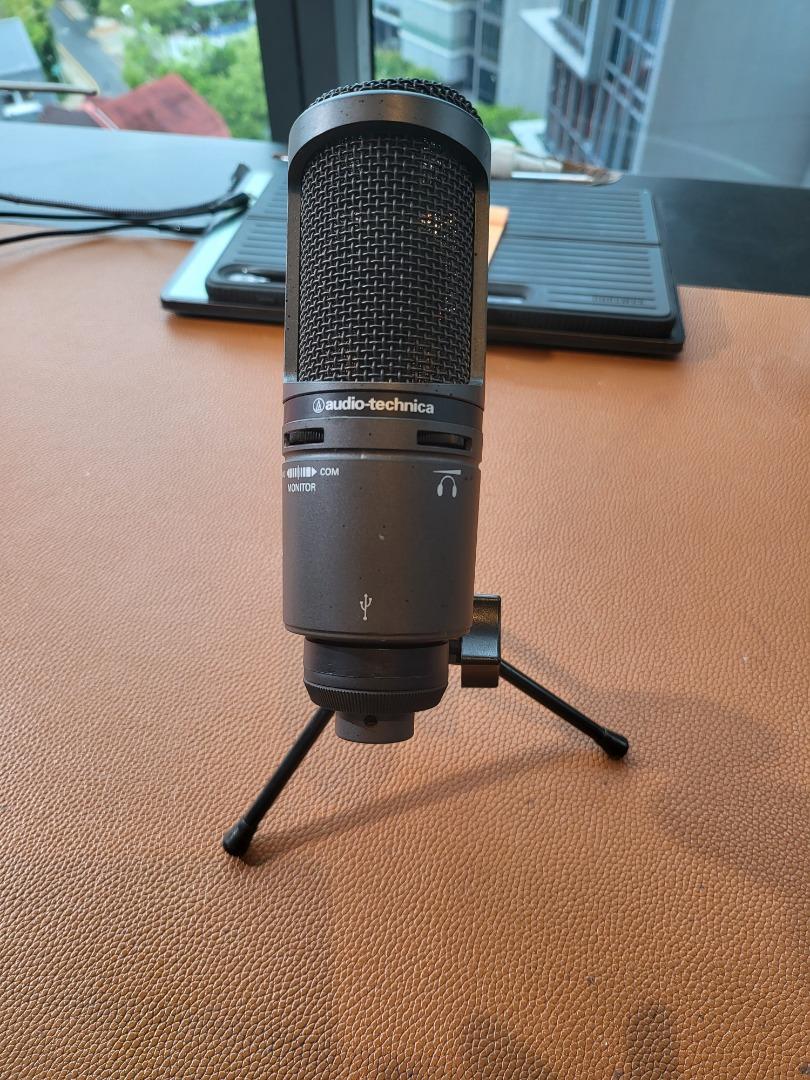 Audio Technica AT2020 Large Diaphragm Mic USB, Audio, Microphones on ...