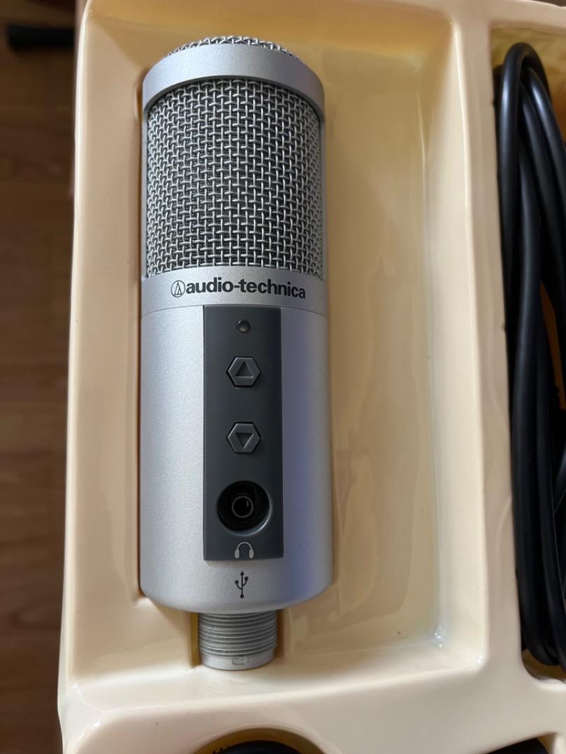 Audio Technica Cardioid Condenser USB Microphone for Professional Broadcasting and Podcasting ...