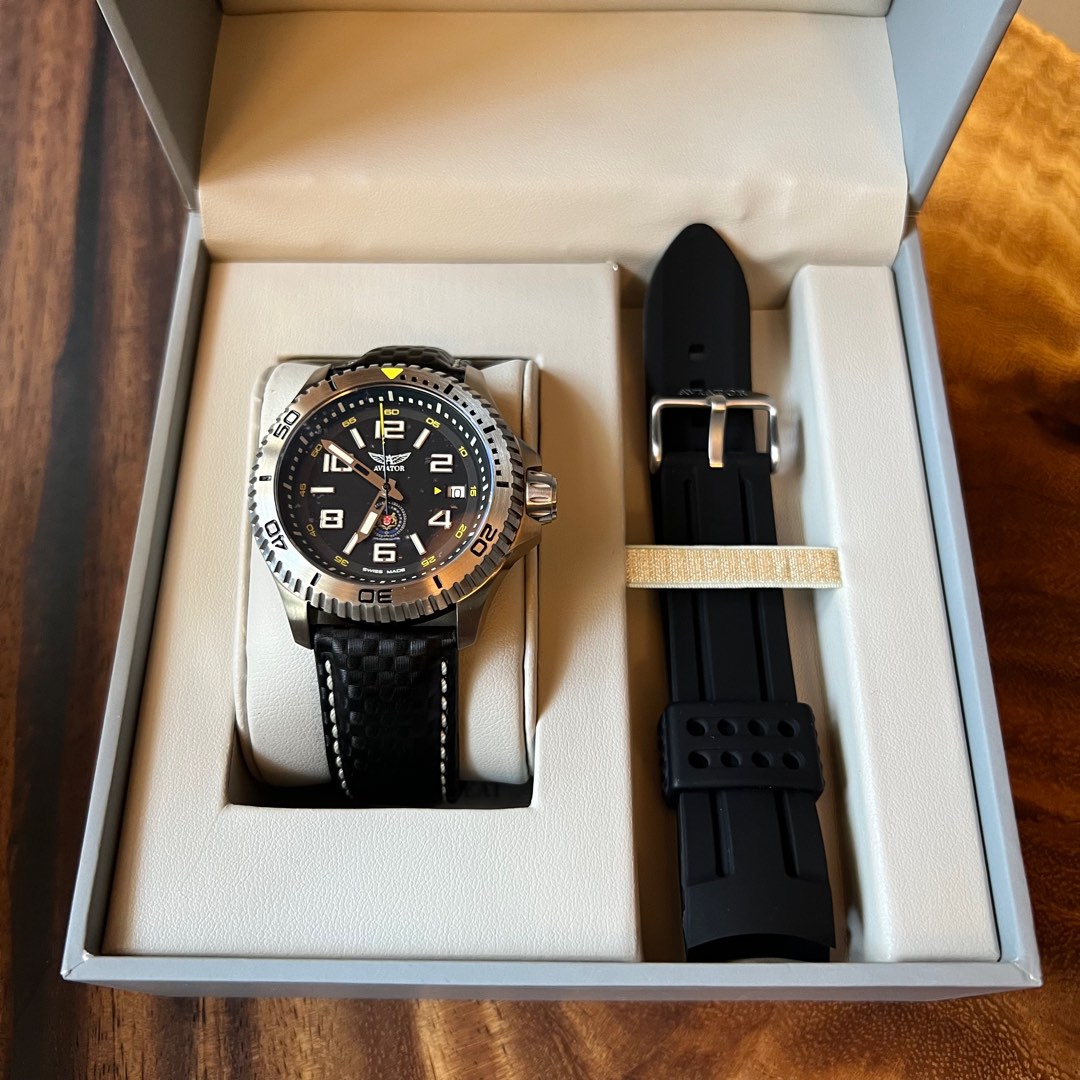 Aviator Swiss Military EDC SAF Watch, Luxury, Watches on Carousell