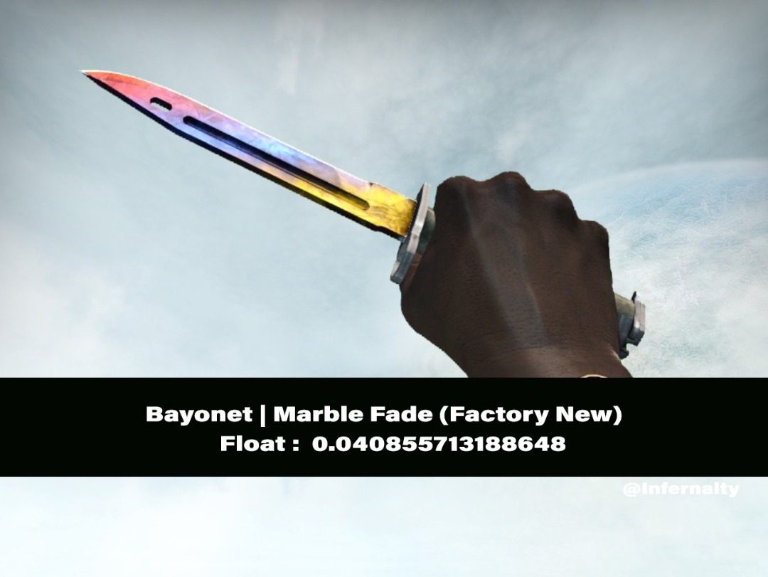 Bayonet Marble Fade FN CSGO SKINS KNIVES, Video Gaming, Gaming ...