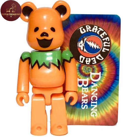Bearbrick Grateful Dead Dancing Bears 100%, Hobbies & Toys, Toys ...