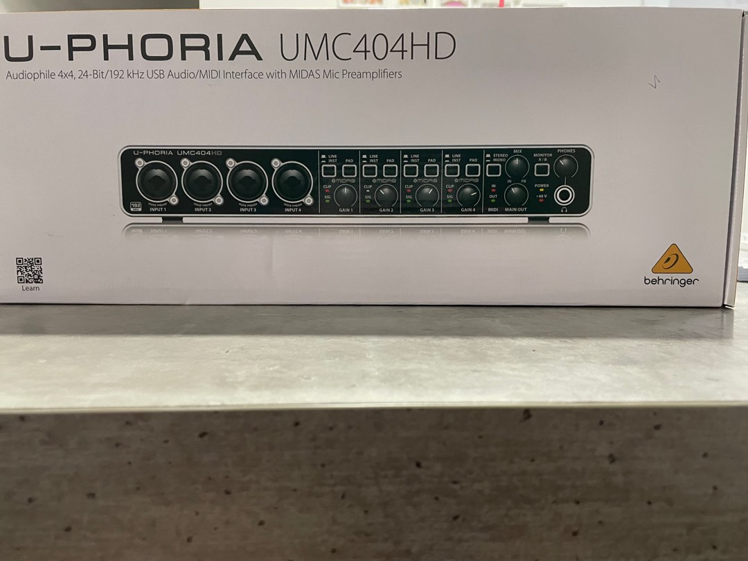 Behringer UMC404HD Audio Interface for Sale, Audio, Other Audio ...