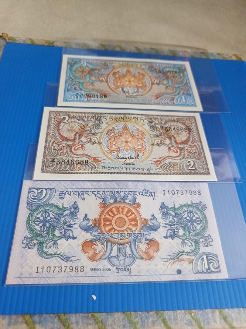 Bhutan OLD NOTES, Everything Else on Carousell