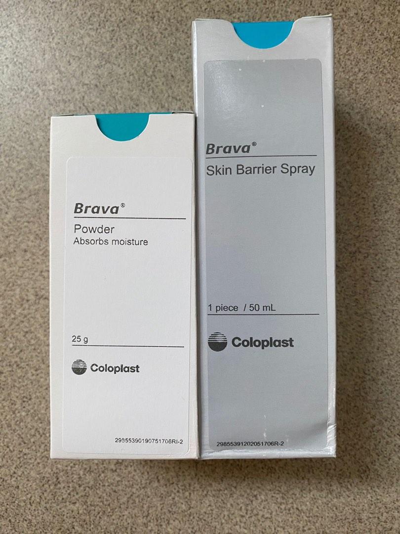 Brand New Brava Skin Barrier Spray and Powder, Health & Nutrition ...