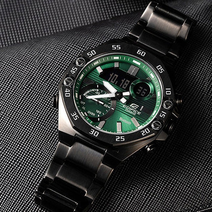 Casio Edifice ECB-10DC-3ADF ECB-10DC-3A ECB-10DC-3 ECB-10DC Green ...