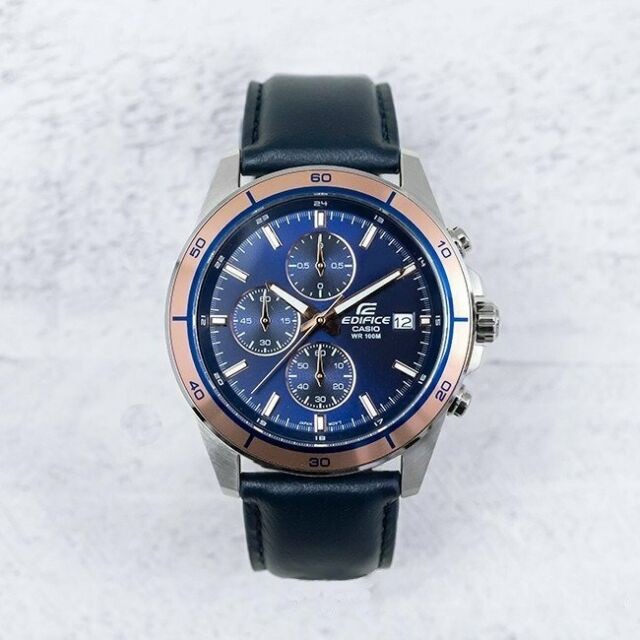 Casio Edifice EFR-526L-2AVUDF EFR-526L-2A EFR-526L-2 EFR-526L Blue ...