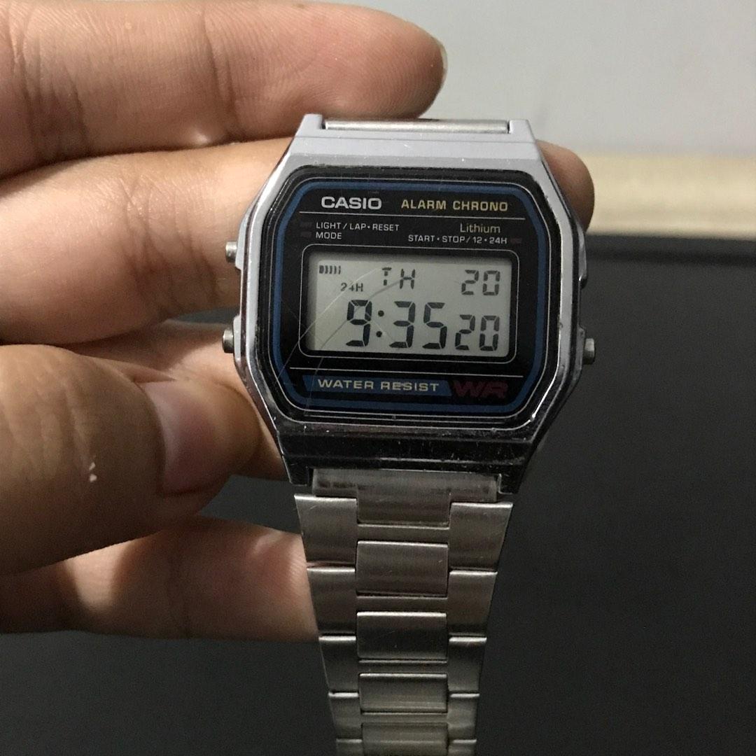CASIO SILVER VINTAGE ORIG WATCH, Men's Fashion, Watches & Accessories ...