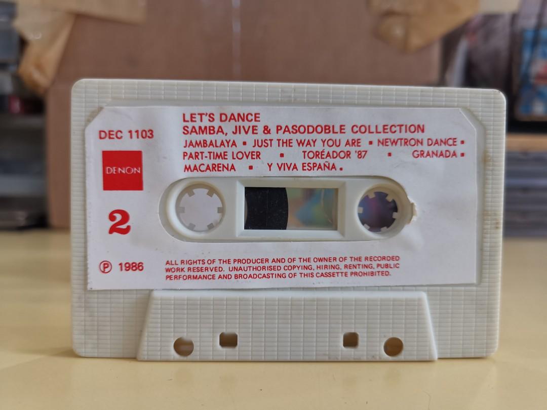 (Cassette) Lets Dance SAMBA, JIVE & PASODOBLE COLLECTION Columbia ...