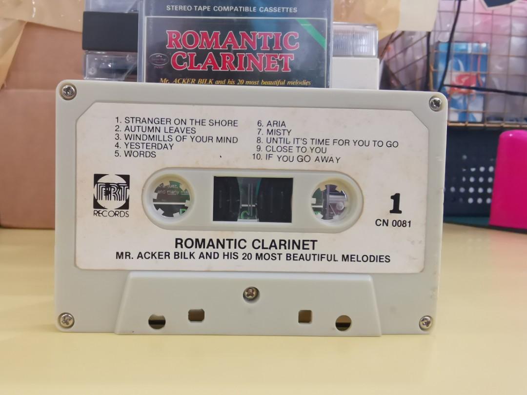 (Cassette) ROMANTIC CLARINET Mr.ACKER BILK and His 20 most beautiful melodies, Hobbies & Toys ...
