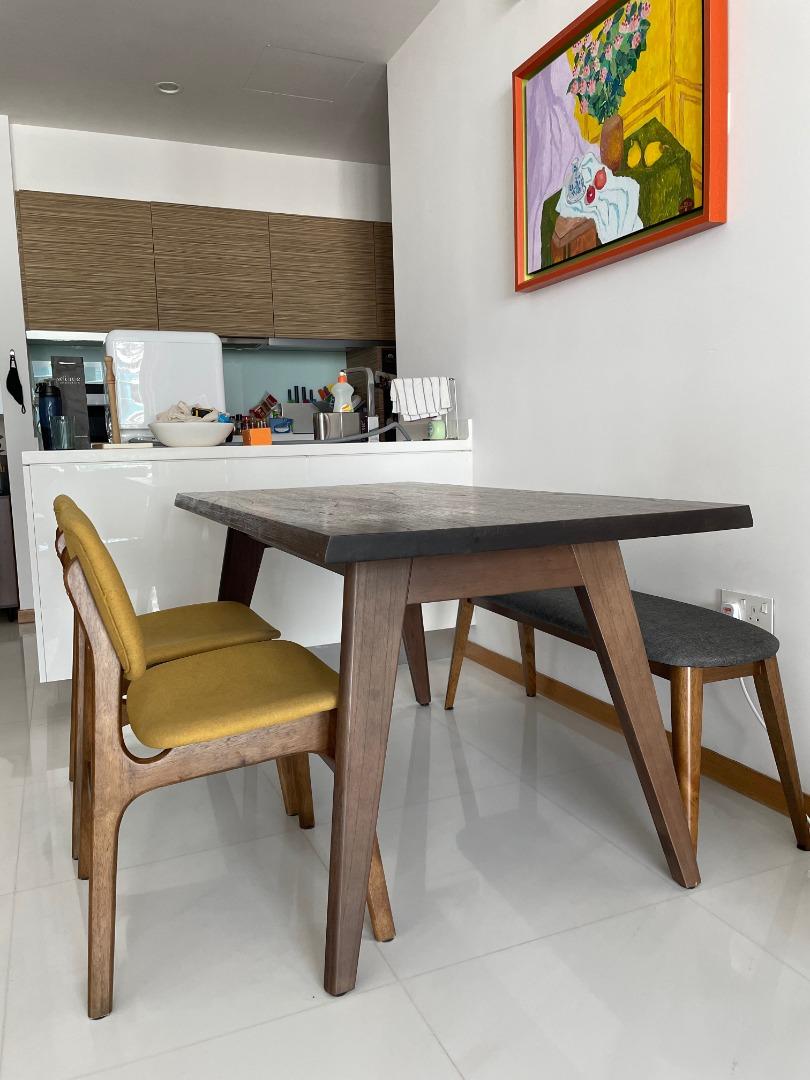 Castlery Dining Table Set, Furniture & Home Living, Furniture, Tables ...