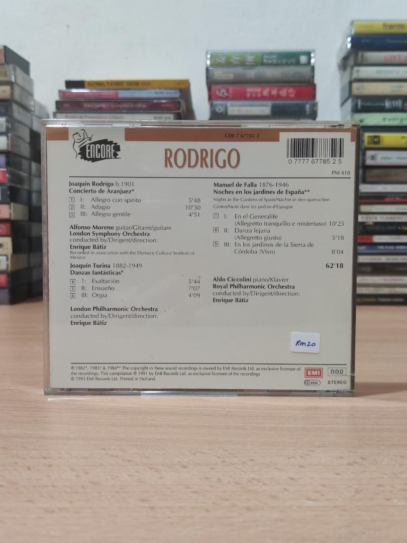 (CD) Rodrigo Concierto De Aranjuez Falla Noches En Los Jardines De ...