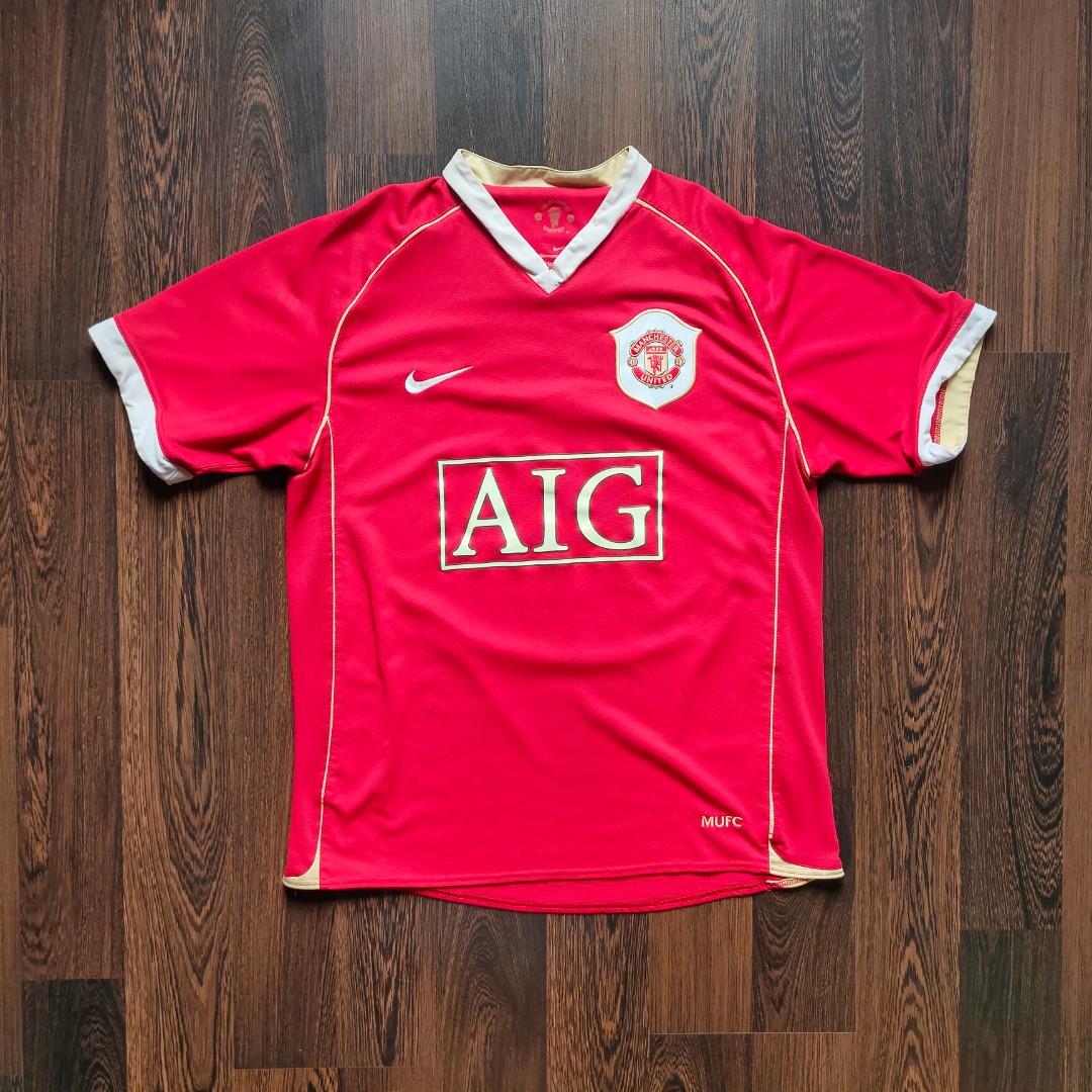 CLASSIC NIKE MANCHESTER UNITED F.C 2006-07 HOME KIT | #10 Cristiano ...