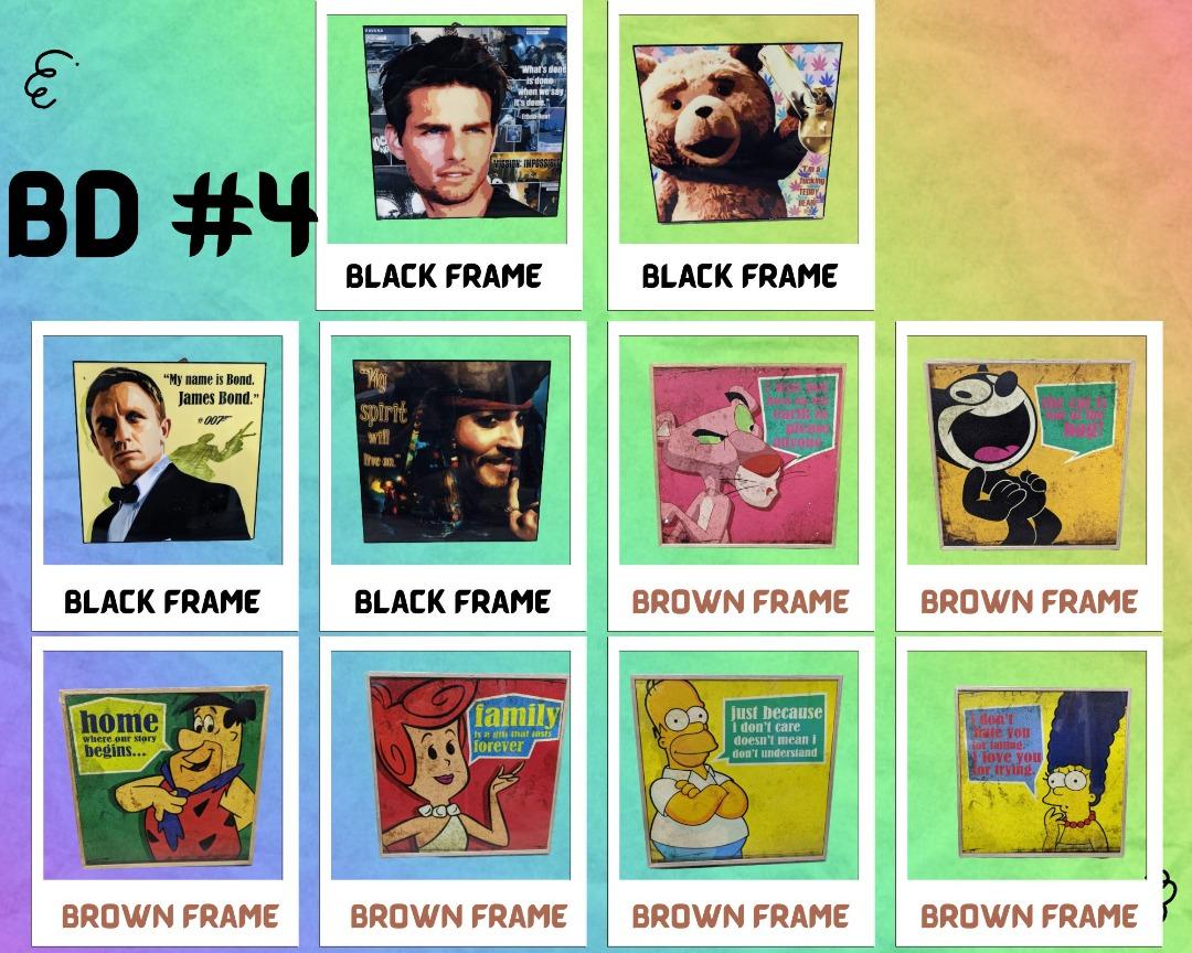 (CLEARANCE) Mission Impossible / TED / #007 James Bond / Captain Jack ...