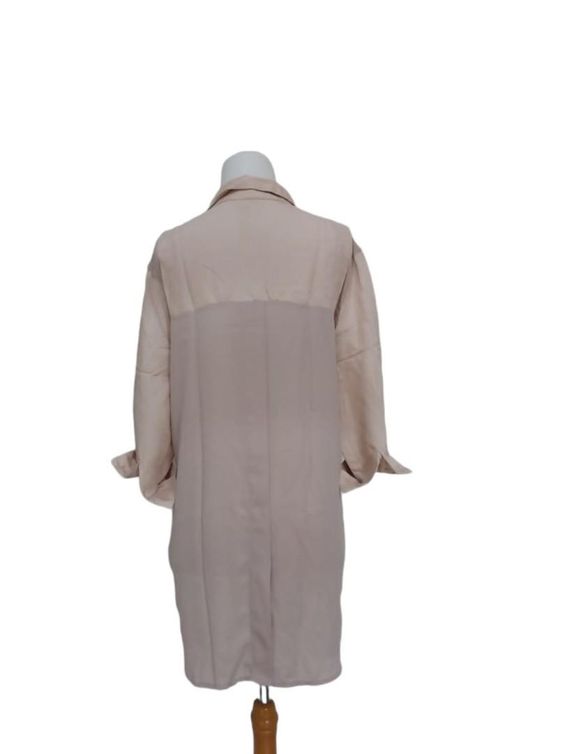 Coksu Kemeja Tunic, Fesyen Wanita, Pakaian Wanita, Gaun & Rok di Carousell