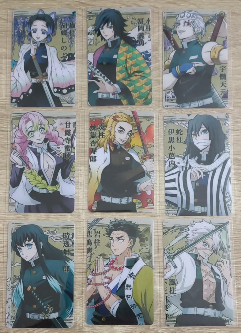 Demon Slayer Hashira Stickers Cards / EZlink Sticker Label, Hobbies ...