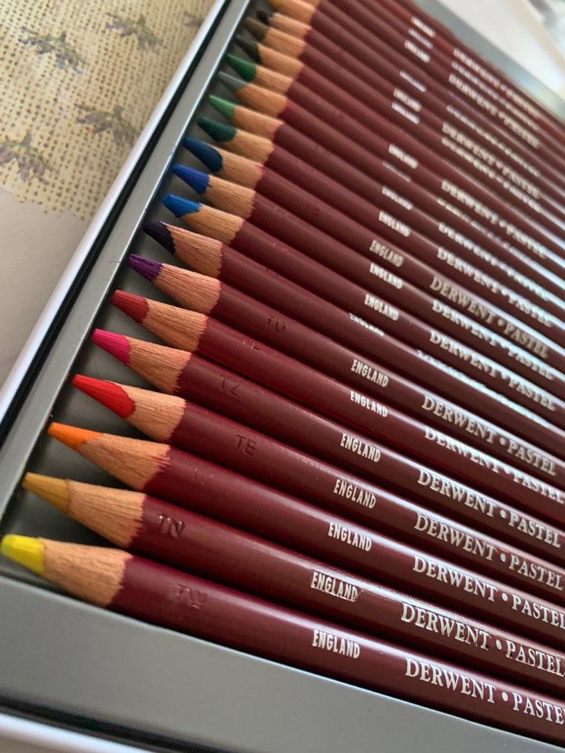 Derwent Pastel Pencil 24col, Hobbies & Toys, Stationery & Craft, Craft ...