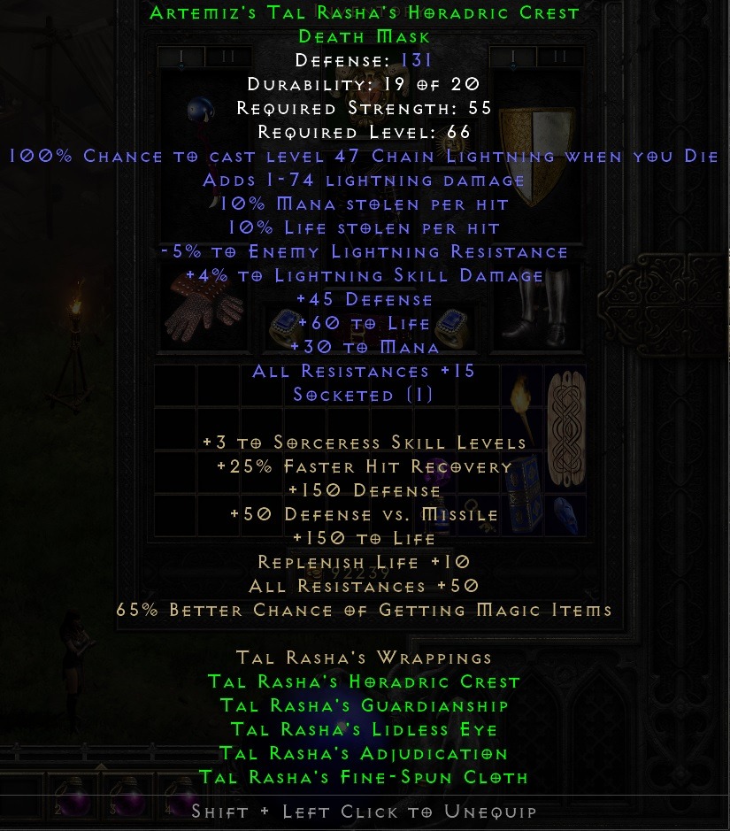 Diablo II: Resurrected - Tal Rasha's Horadric Crest, Video Gaming ...