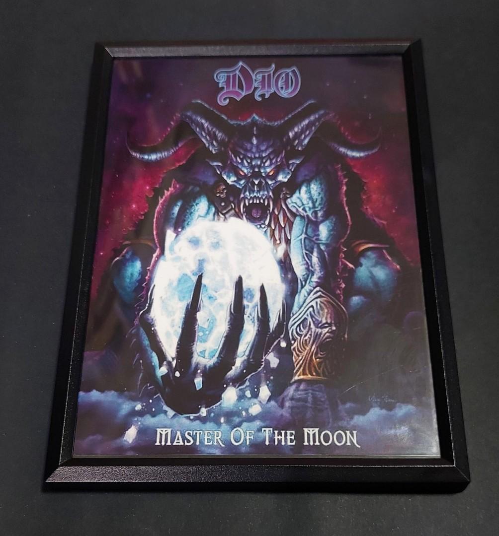 Dio poster with frame 5.2" x 7.2", Hobbies & Toys, Music & Media, Music ...